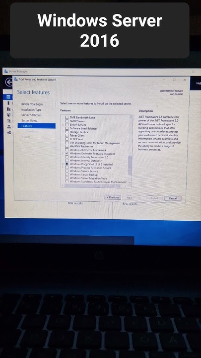 How to install Windows Server Backup Feature on Windows Server 2016 - YouTube