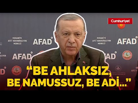 AKP'li Cumhurbaşkanı Erdoğan'dan eleştirilere çok sert yanıt! \