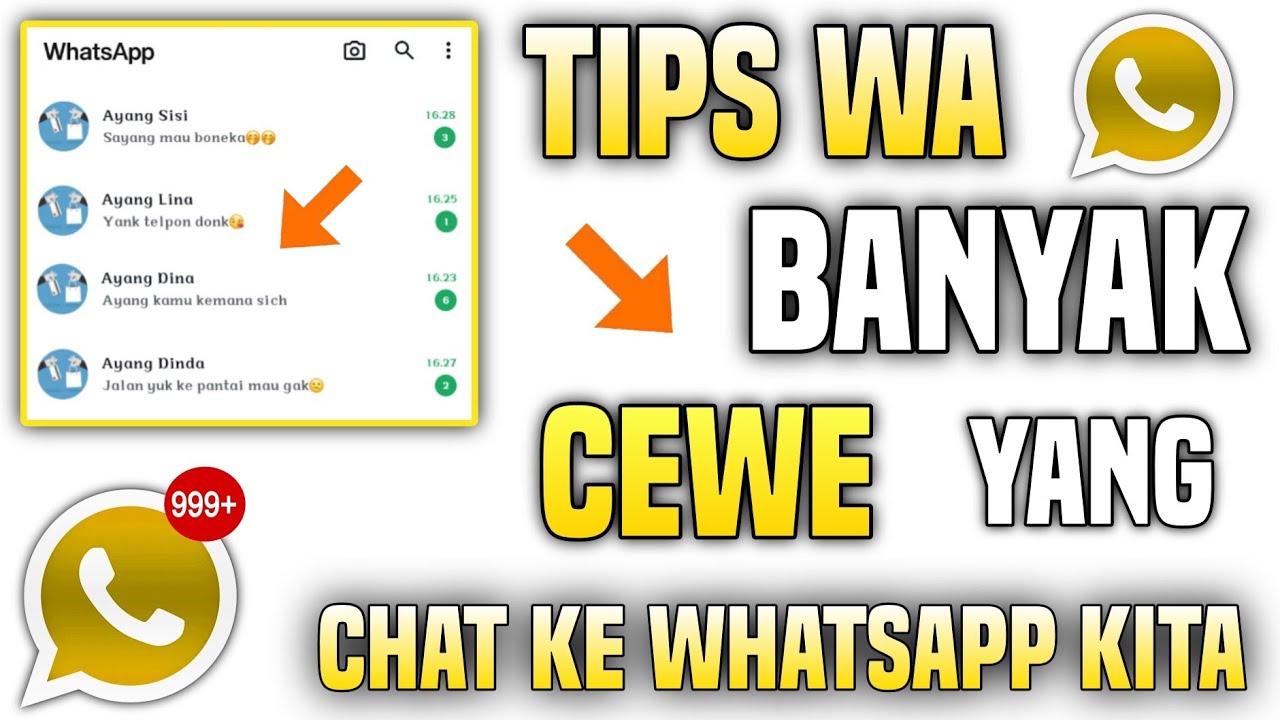 🔰 Tiba Tiba Banyak Cewe Yang Chat Ke Whatsapp Kita 😱😱 - YouTube