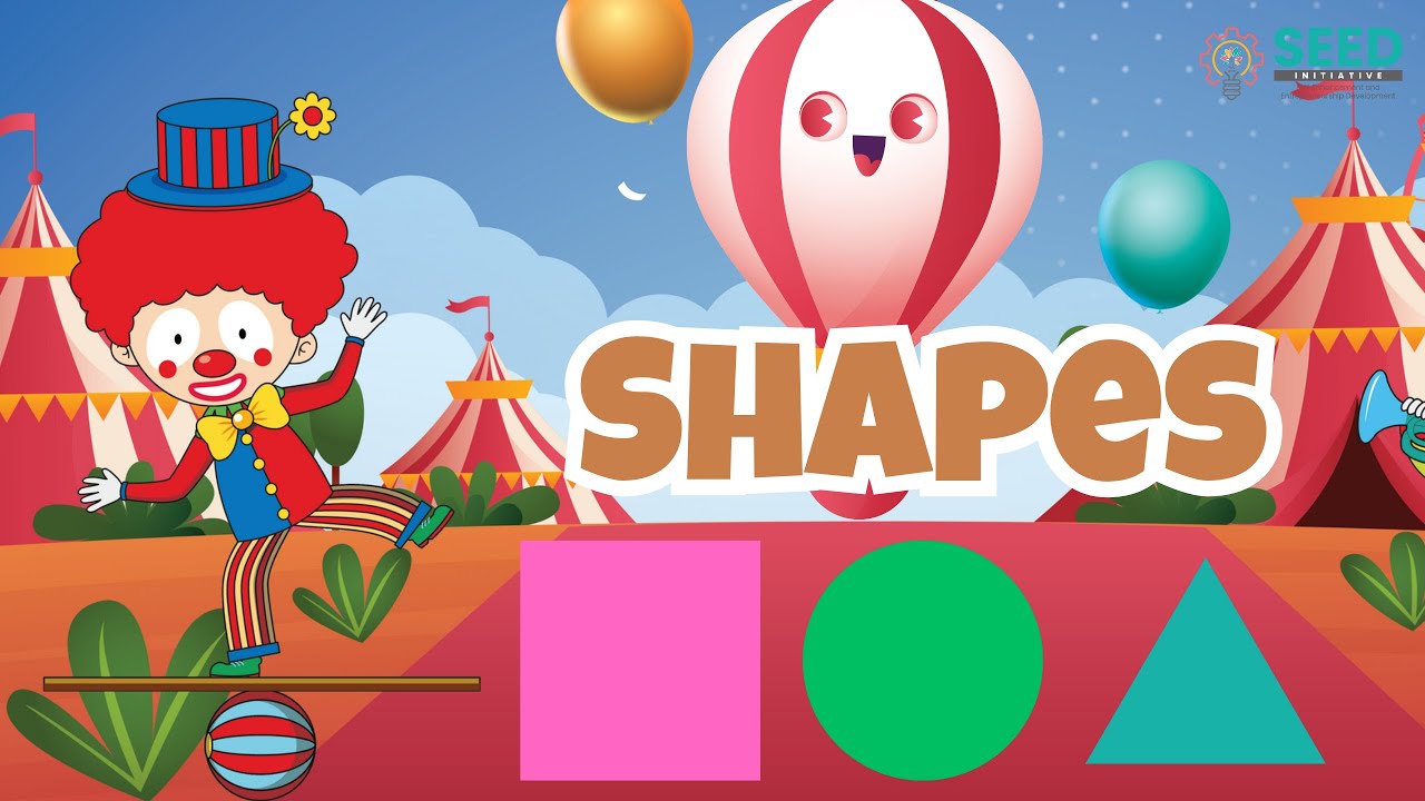 Kids Learn shapes with Ease with Cartoons and Shapes Song - YouTube