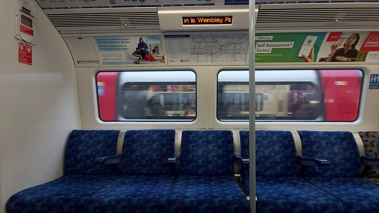 Ride on The Jubilee Line 1996TS. Queensbury to Neasden. - YouTube