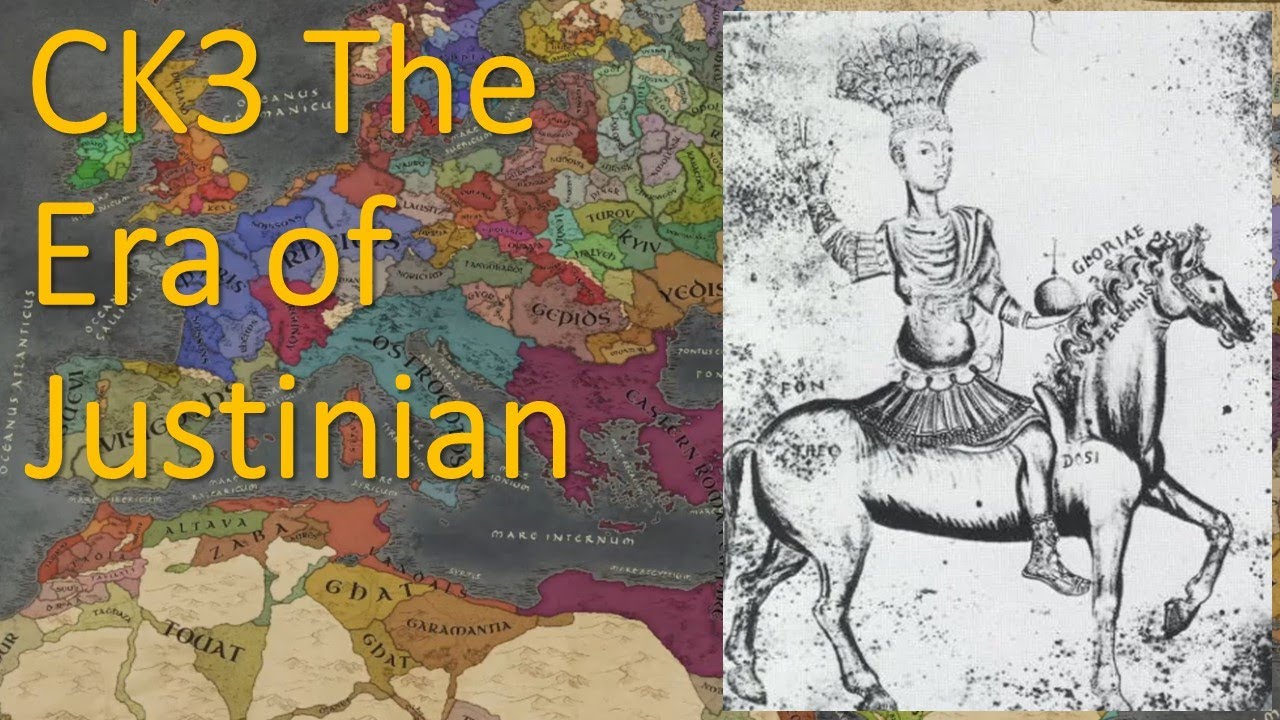CK3 Timelapse but it starts with Emperor Justinian - YouTube