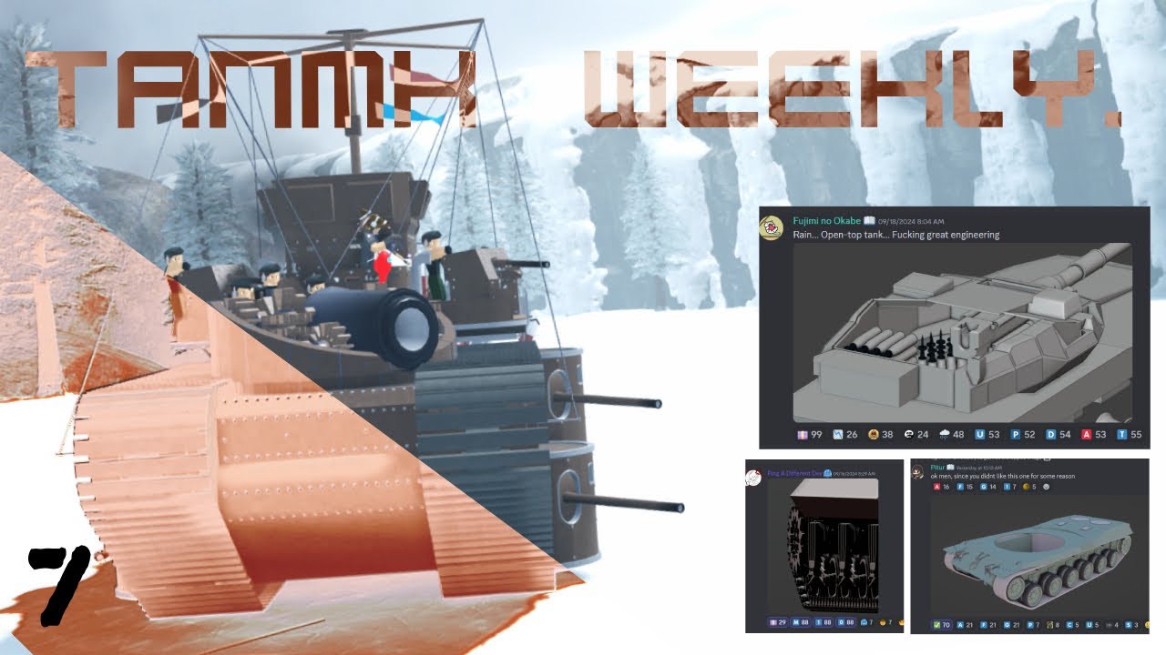 Tanmk Weekly #7: NEW AFG AND SHELL EJECTION!!! (Roblox Cursed Tank ...