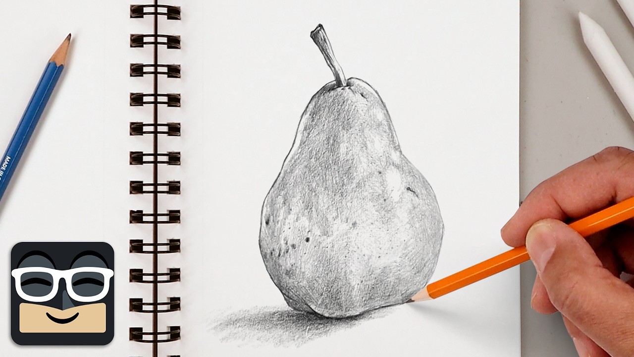 Master the Basic Shapes Formula | Draw a Pear Step by Step - YouTube