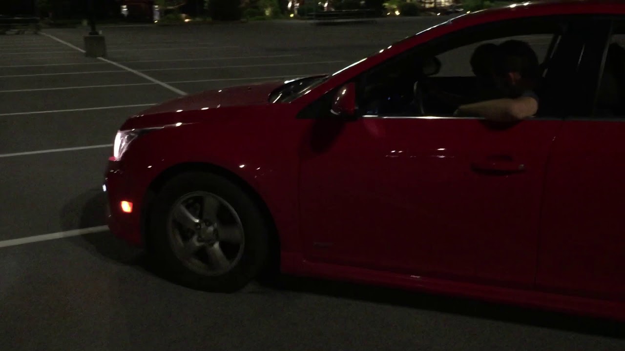 Burnout in front wheel drive Chevy Cruze - YouTube