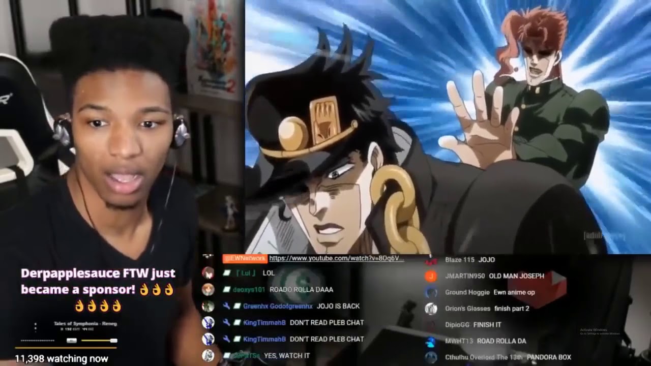 Etika Reacts To Jojo's Bizzare Adventure Stardust Crusaders Etika ...