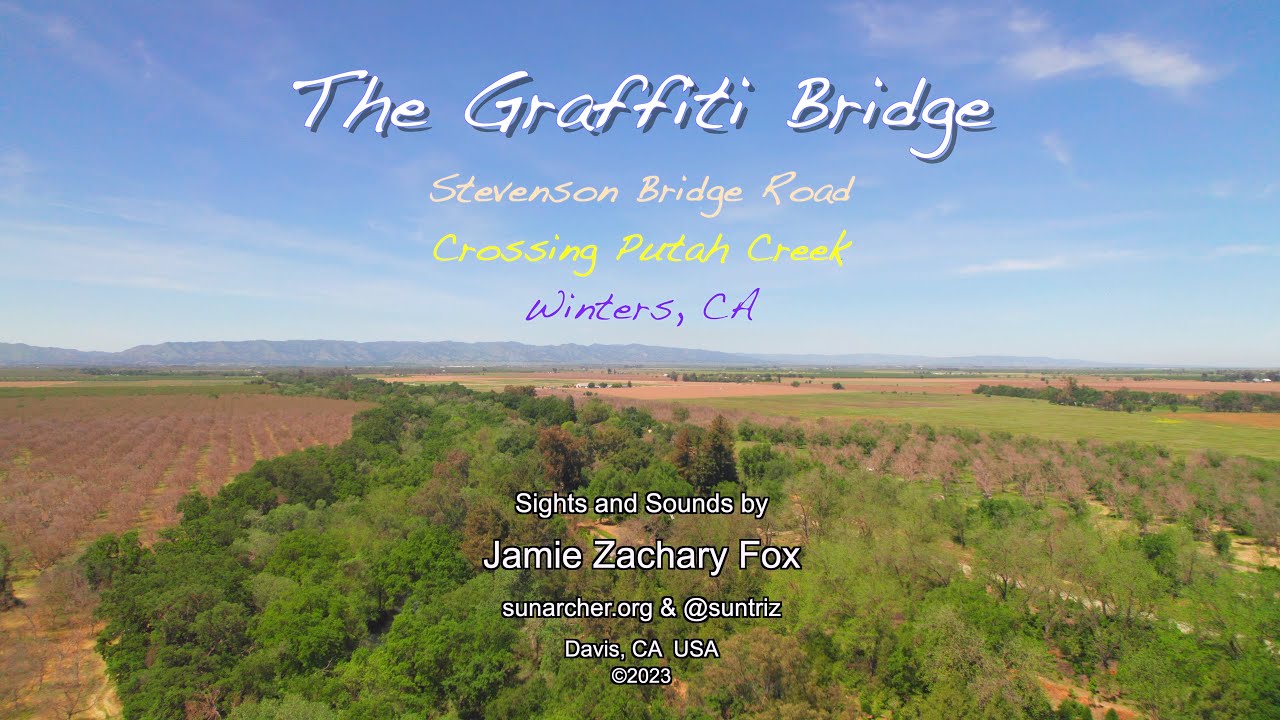 Graffiti Bridge Over Putah Creek At Winters CA - YouTube