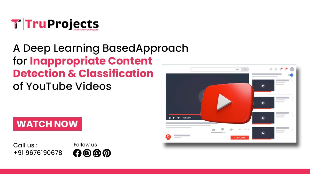 A Deep Learning Based Approach for Inappropriate Content Detection and Classification of YouTube ...