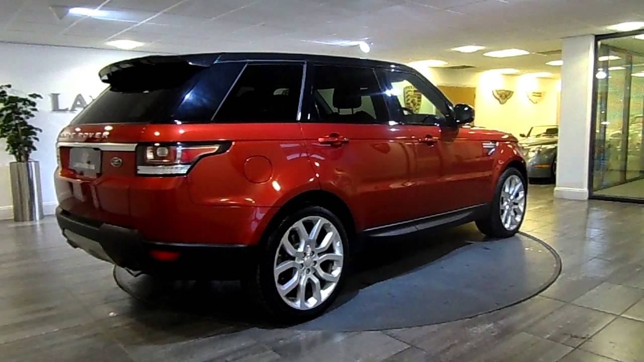 Range Rover Sport Red with Black Lawton Brook - YouTube