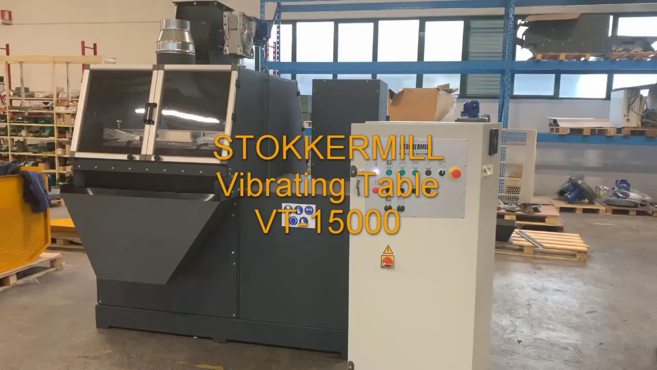 Densimetric Table Separator - dry separartion table | STOKKERMILL - YouTube