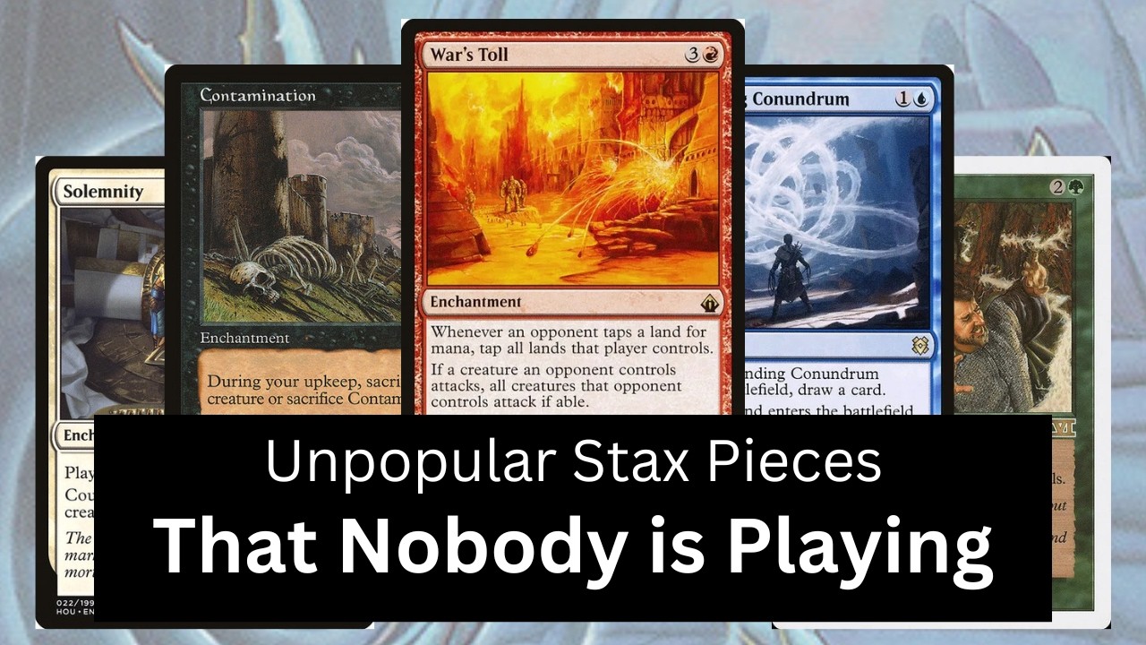 Stax Pieces Played in Less Than 1% of Decks - YouTube