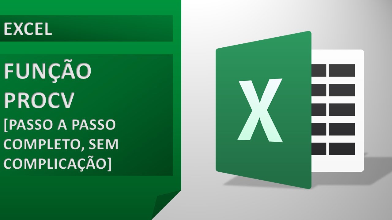 [Excel] Função PROCV - Passo a Passo Completo (sem complicação) - YouTube