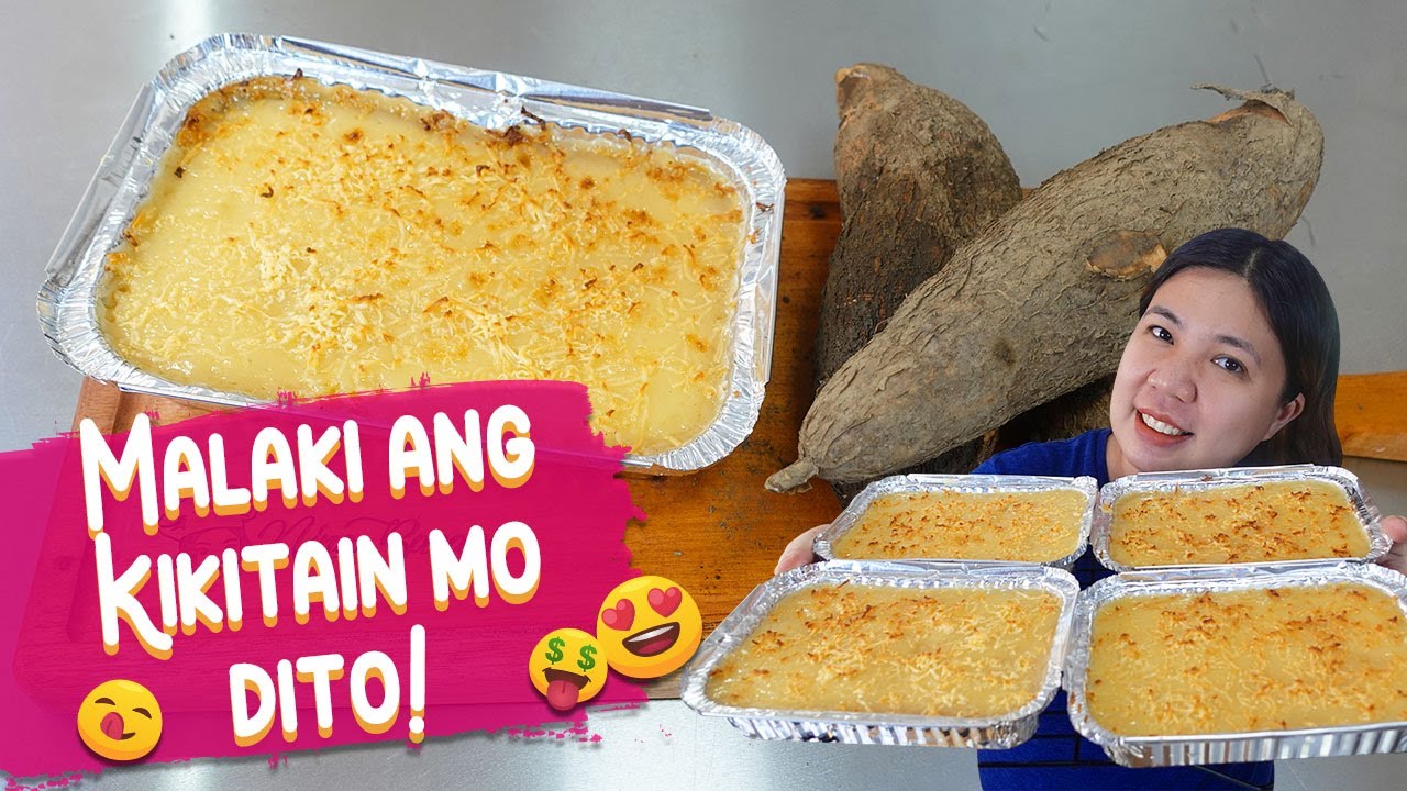 CASSAVA CAKE pang Negosyo Recipe with Costing - YouTube