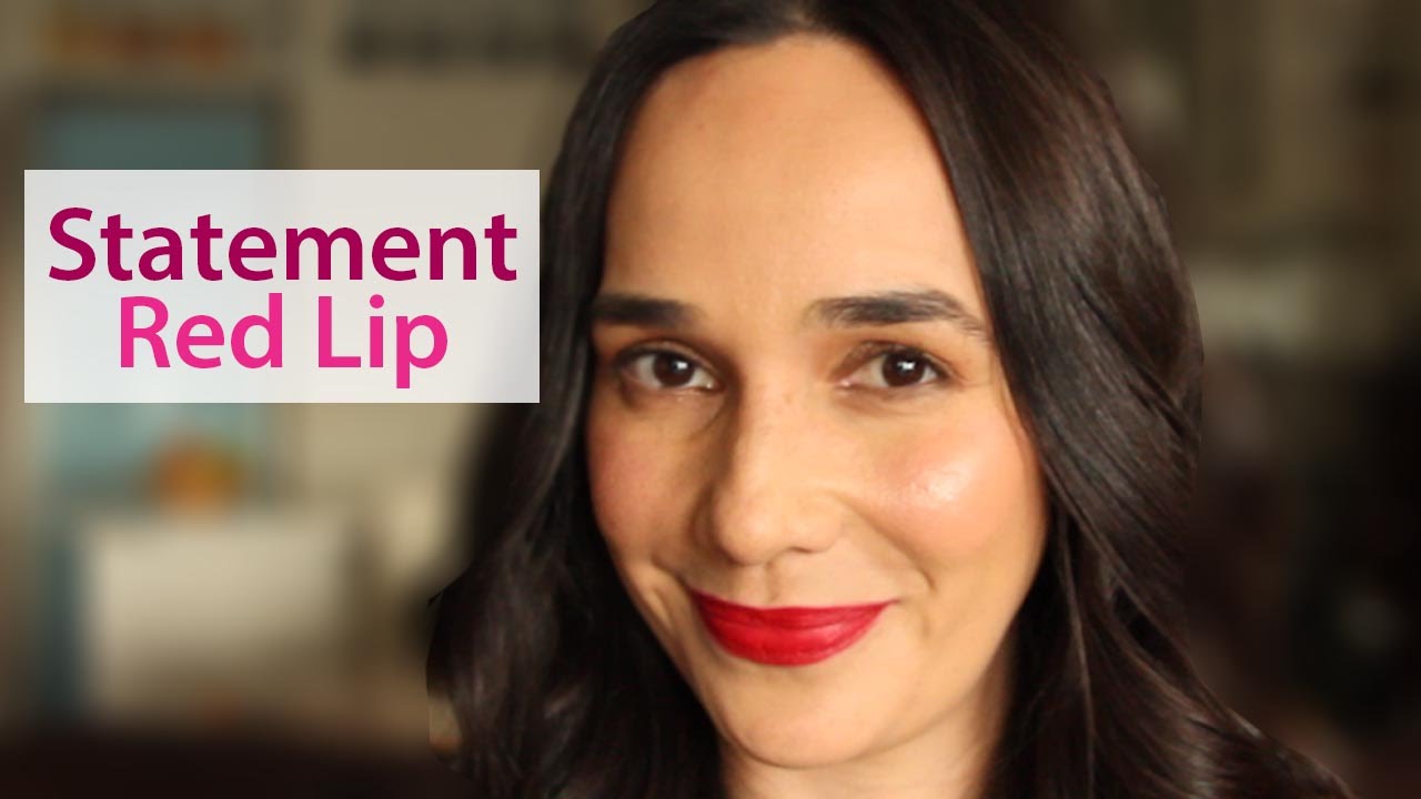 How to: Rock a Statement Red Lip in Your 40s - YouTube