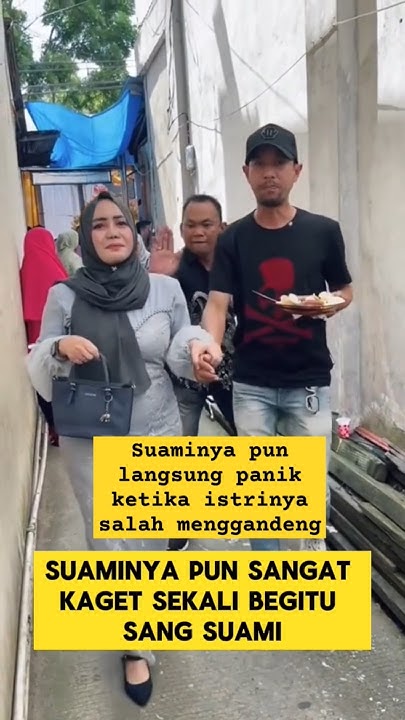 momen lucu ketika emak-emak malah gandeng suami orang bikin ngakak ‼️#ngakak #lucu #kocak # ...