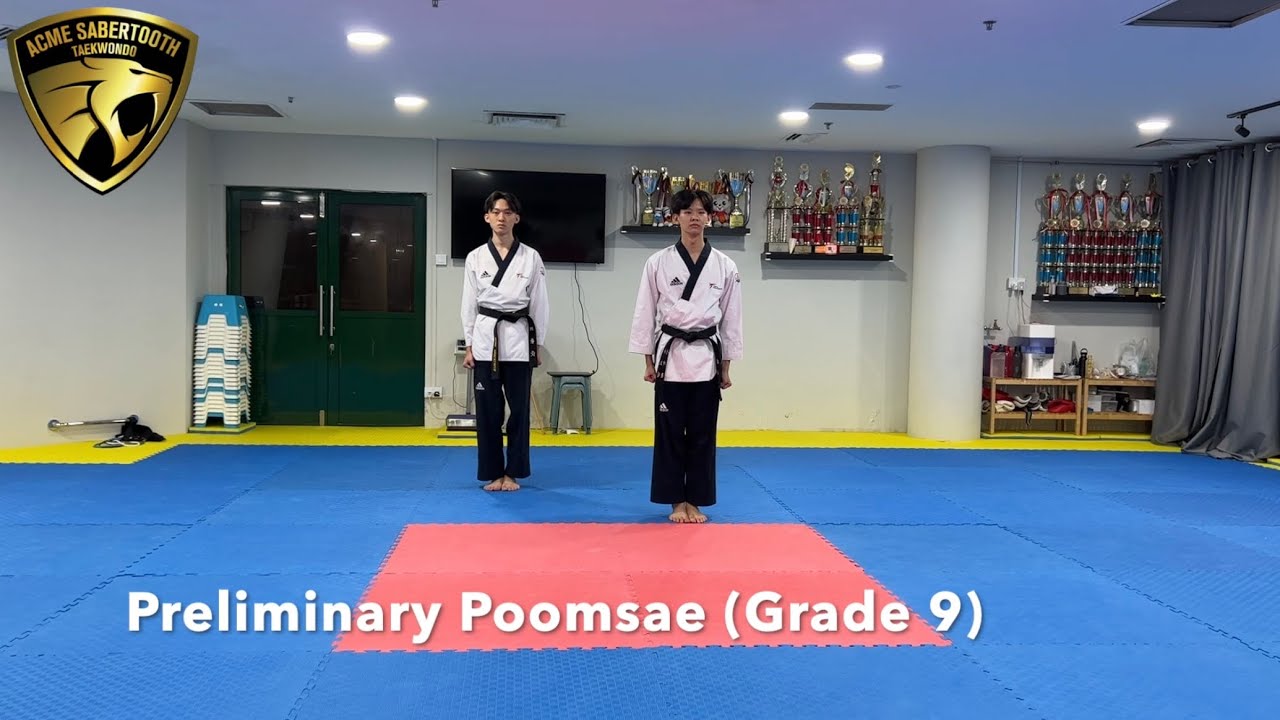 Preliminary Poomsae (Grade 9) - YouTube