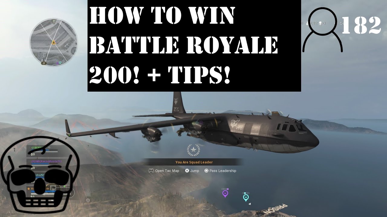 How to Win Warzone Battle Royal 200! + Tips! - YouTube