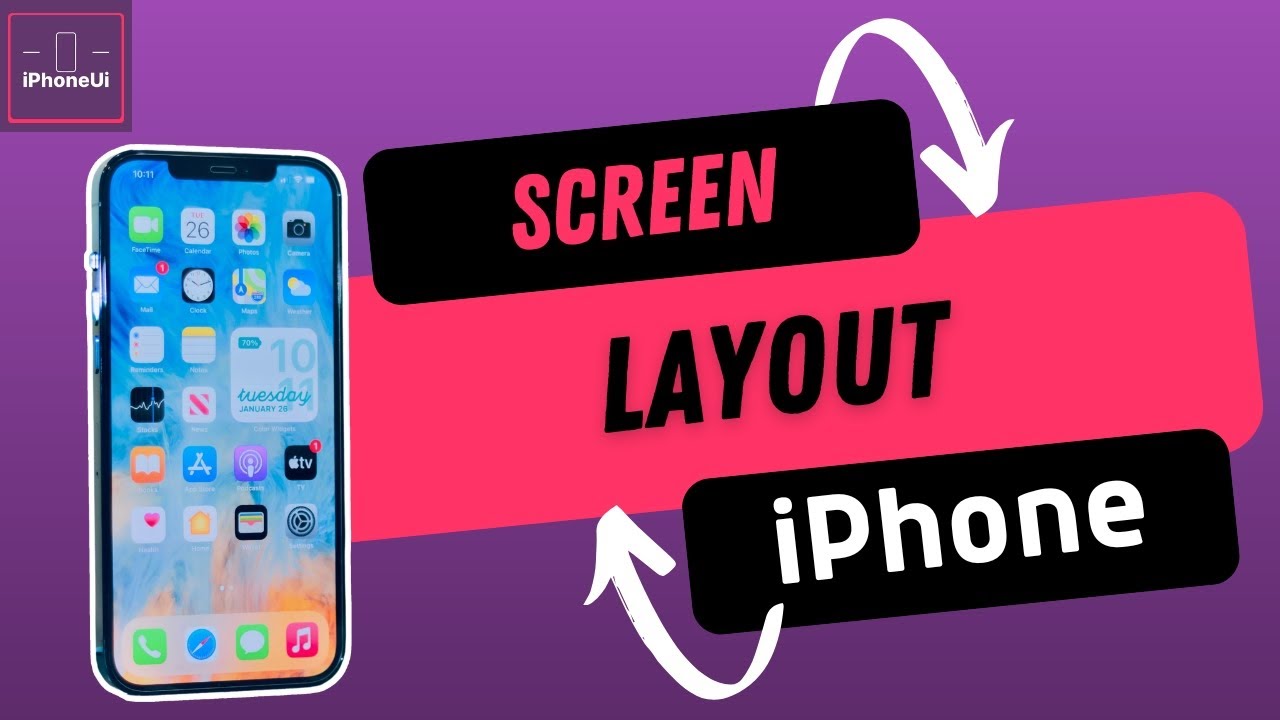 Change iPhone Screen Layout - Customize - YouTube