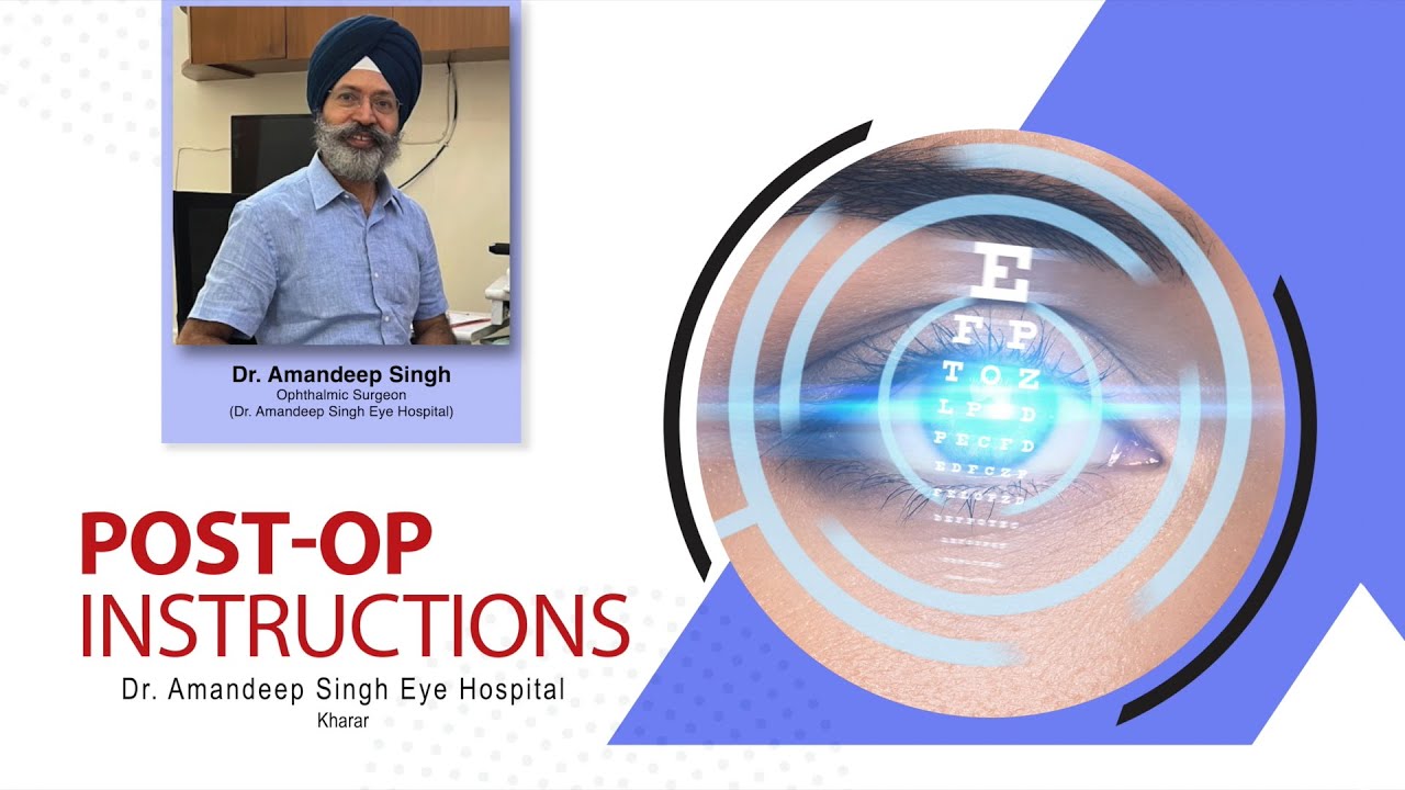 Dr Amandeep Singh | Post Op Care - 2024 - YouTube