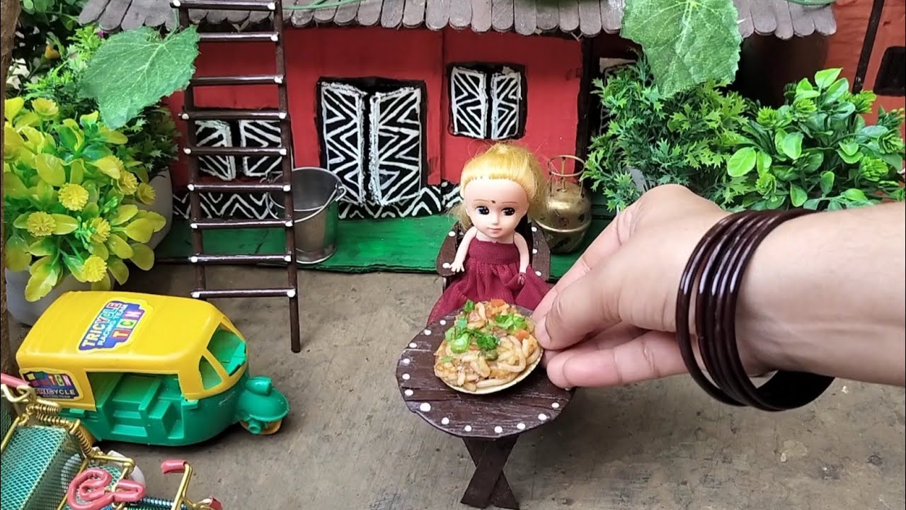 Yummy Hakka Noodles Recipe Cooking And Eating In Village | Veg Noodles | Tiny Foodkey Cooking ...