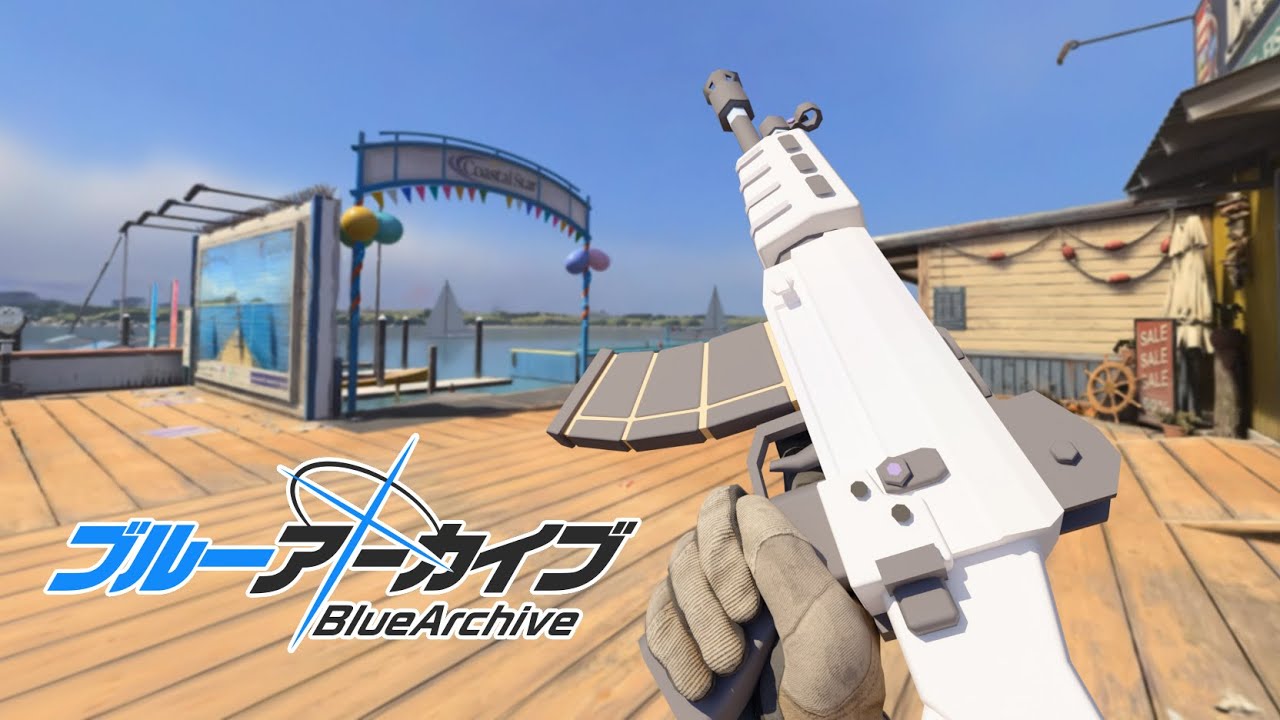 Various guns from Blue Archive with COD animations - YouTube