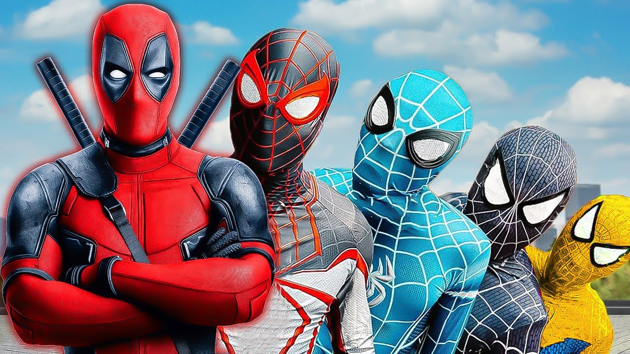 SUPERHERO's Story || Rescue BLUE SPIDER-MAN From JOKER & BAD-HERO TEAM ...