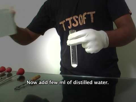 Chloride Identification Test | Anion | Salt Analysis - YouTube