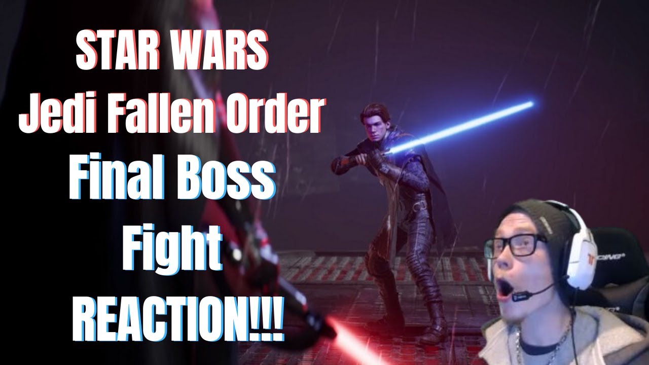 STAR WARS Jedi Fallen Order - Final Boss Fight REACTION! - YouTube