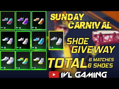 Free Fire Shoe Givewauys Sunday Carnival - YouTube