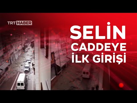 Bozkurt'taki sel felaketinin yeni görüntüleri ortaya çıktı