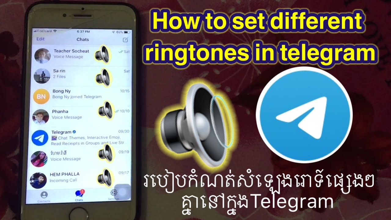 How to set different ringtones in telegram ...