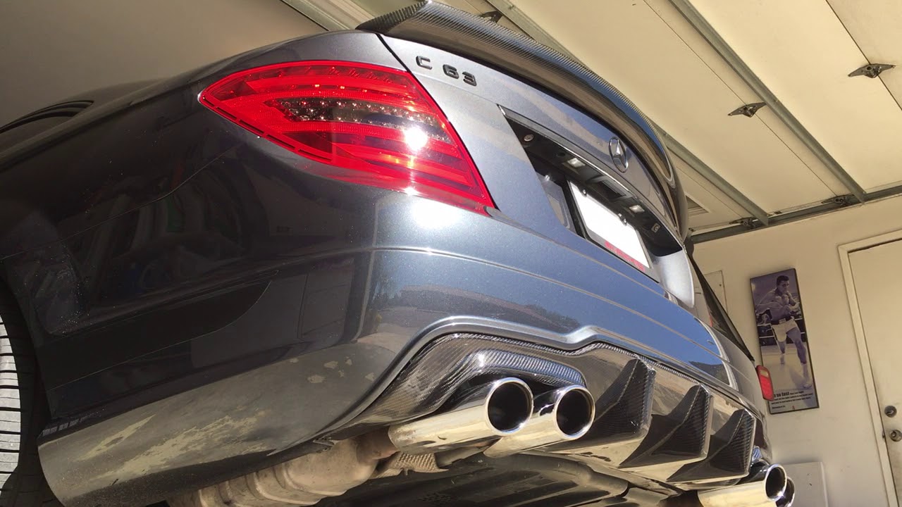 Tuned C63 on E85 Cold Start *REVS* - YouTube