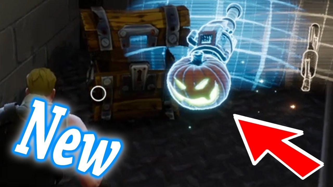 PUMPKIN LAUNCHER HALLOWEEN NEW WEAPON (Fortnite Battle Royale) - YouTube