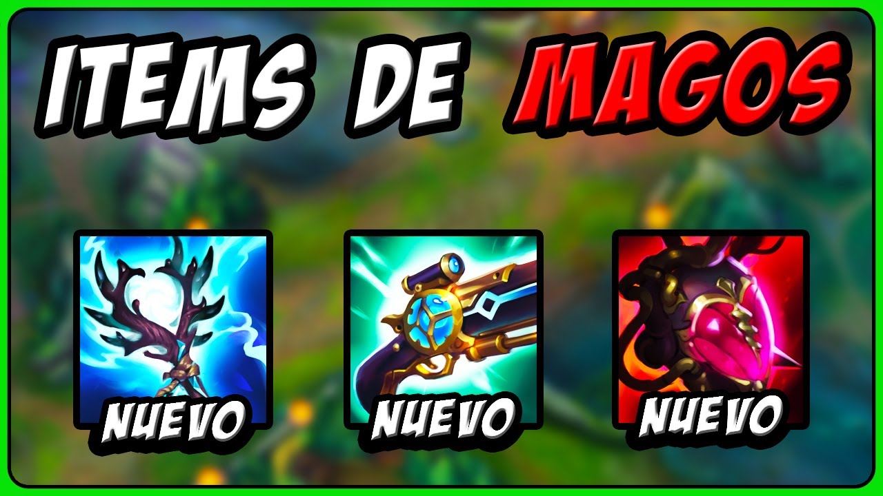 TODOS los NUEVOS OBJETOS / ITEMS de MAGOS (En 5 MINUTOS) || Guía LoL ...
