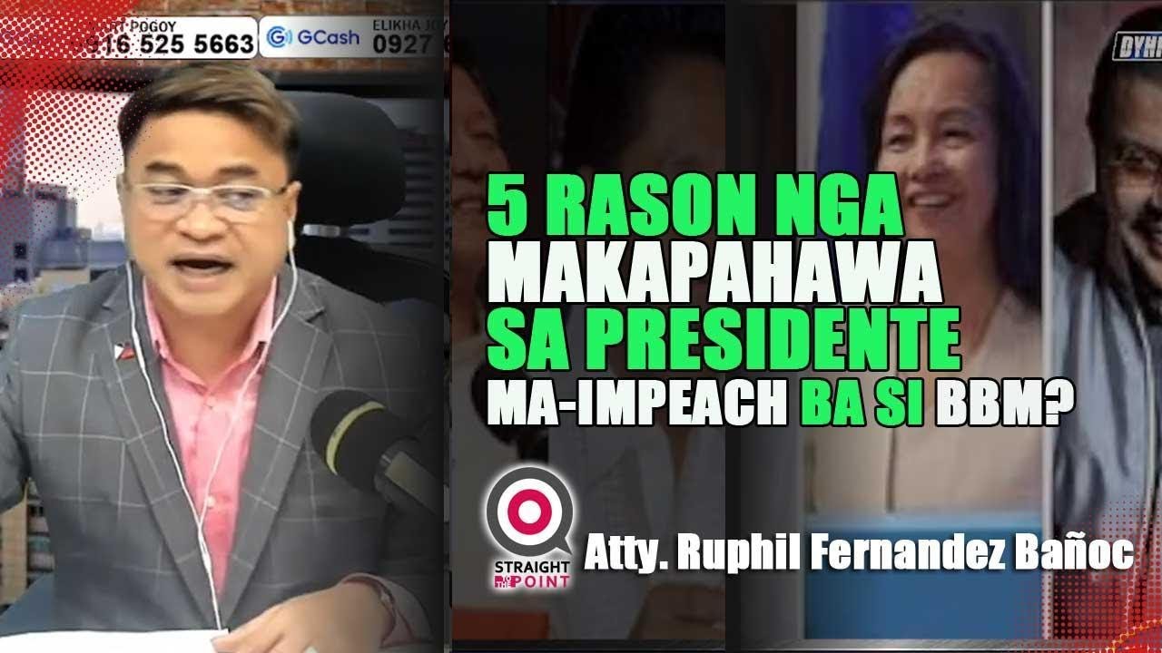 MATANGTANG BA SI BBM? | 5 RASON NGA MAKAPAHAWA SA PRESIDENTE | ANALYSIS ...
