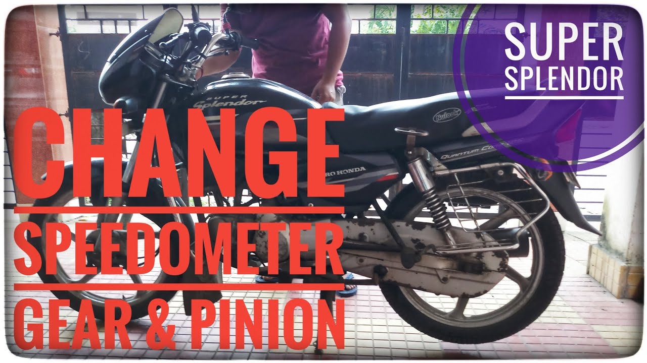 Change speedometer gear and pinion | Hero Bike | Super Splendor | Bike ...