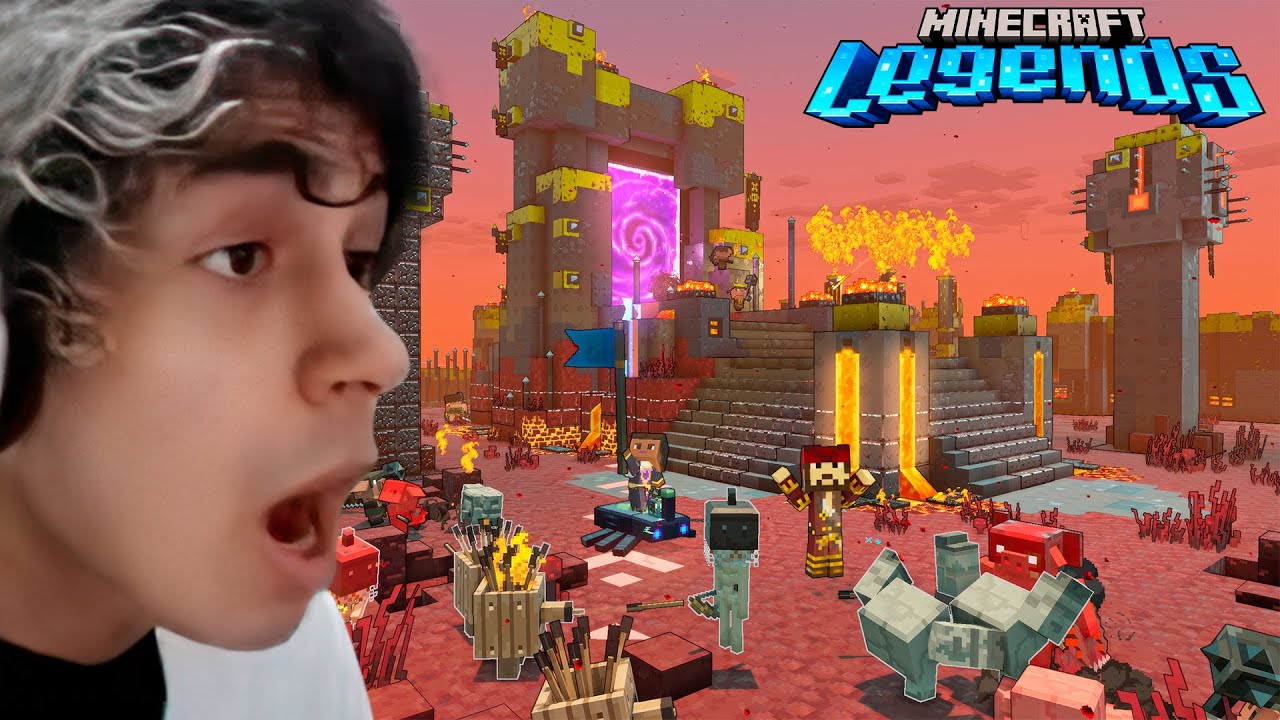Ficando cada vez MAIS FORTE no MINECRAFT LEGENDS - EP #3 - YouTube