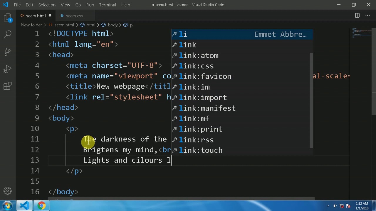 Create A Simple Webpage Using Html And Css|| Part 5 - Youtube