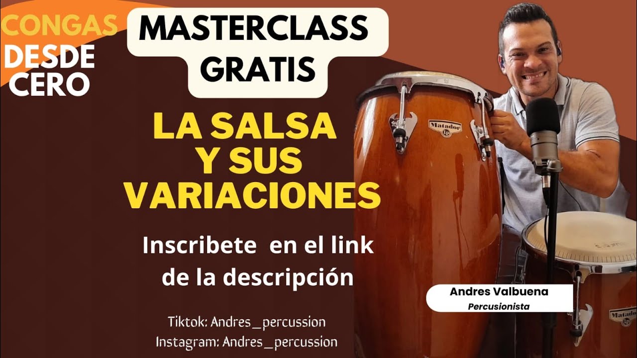 Tutorial de congas-La Salsa y sus Variaciones - YouTube