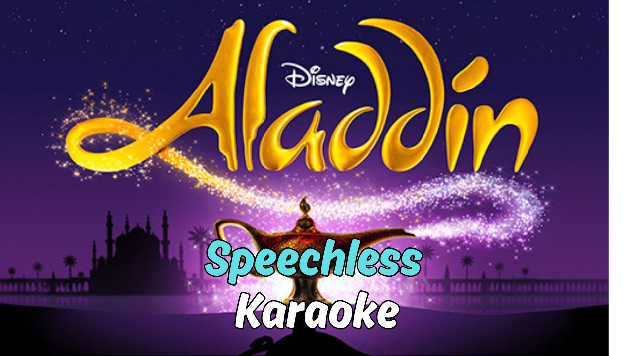 Karaoke of Speechless by Naomi Scott - Disney Movie Aladdin - YouTube