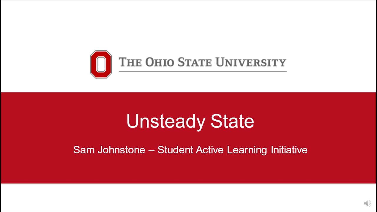 Introduction To Unsteady State YouTube introduction-to-unsteady-state-youtube