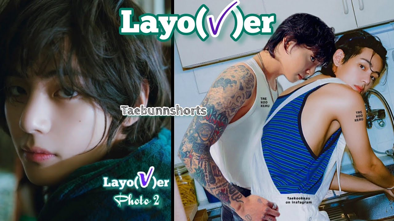 Taehyung Layover photo 2 🐻 || V Layover Photo 2 #V_Layoꪜer - YouTube