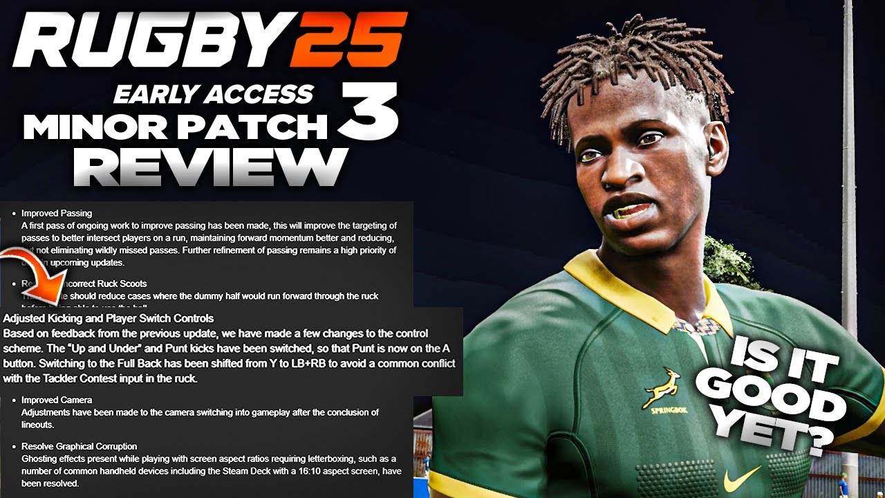 RUGBY 25 Update 3 Gameplay Review, Is it getting better? - YouTube