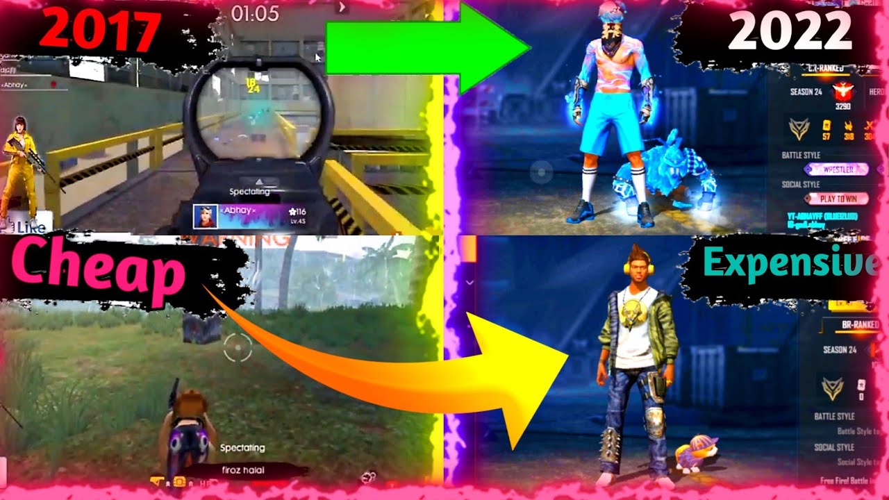 2017 To 2021 Old Player Id In Free Fire || Old Free Fire Id Player ...