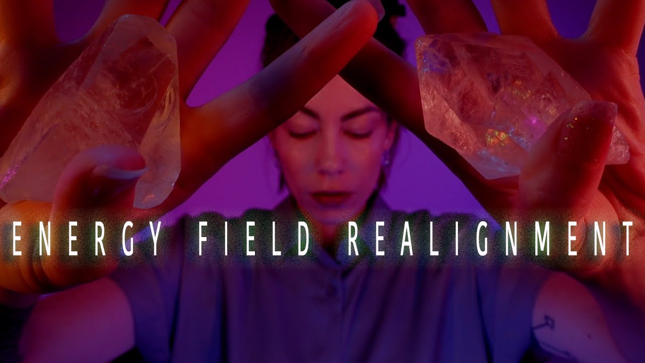 Etheric & Auric Field Clearing & Realignment | Reiki ASMR | Crystal Healing | Cord Cutting ...