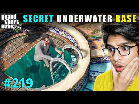 MICHAEL'S UNDERWATER SECRET BASE IS READY | GTA V GAMEPLAY #219
