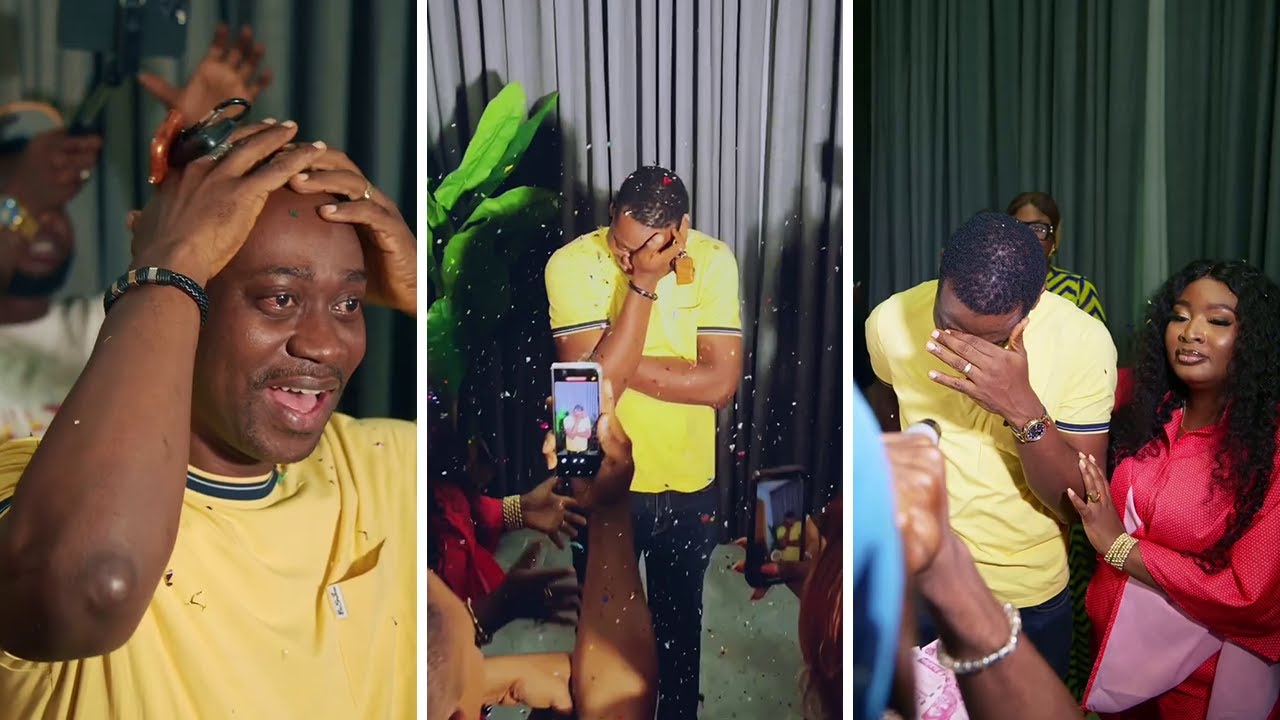 Watch how Bimpe Oyebade surprised Lateef Adedimeji after raking over ...