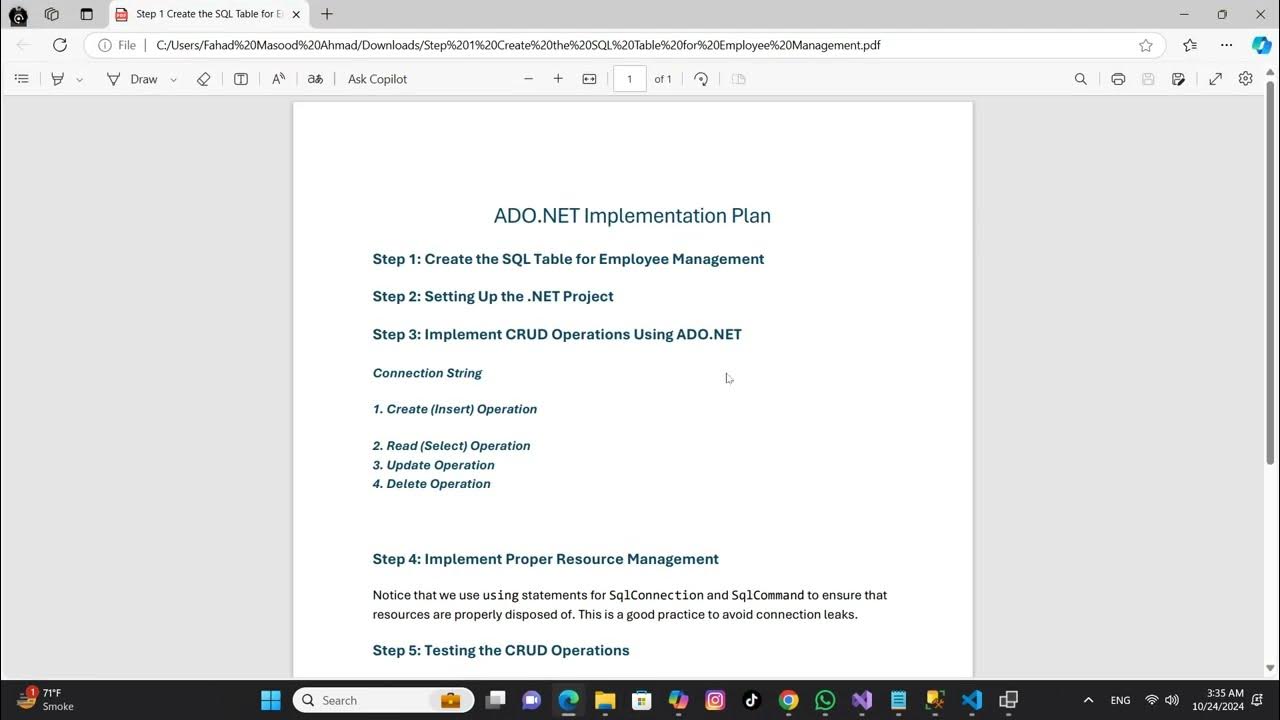 ADO.NET Windows Forms CRUD Operations Tutorial Batch (df27ede2c5034fcb8d91640587fa563f) - YouTube