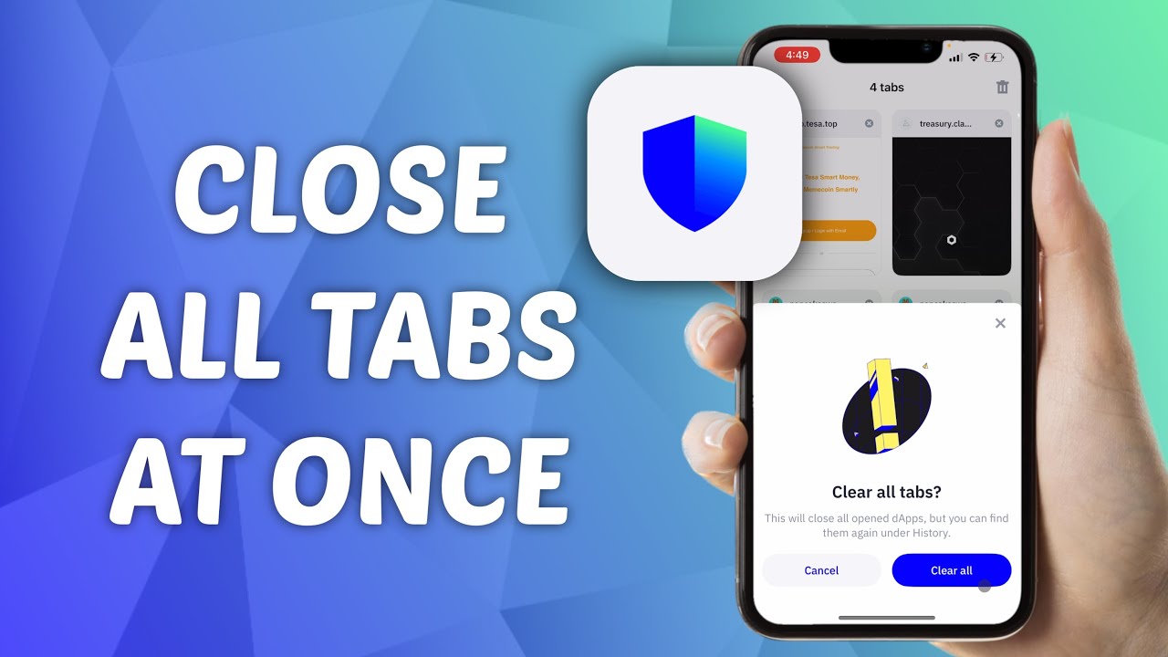 How to Close All Tabs in Trust Wallet - YouTube