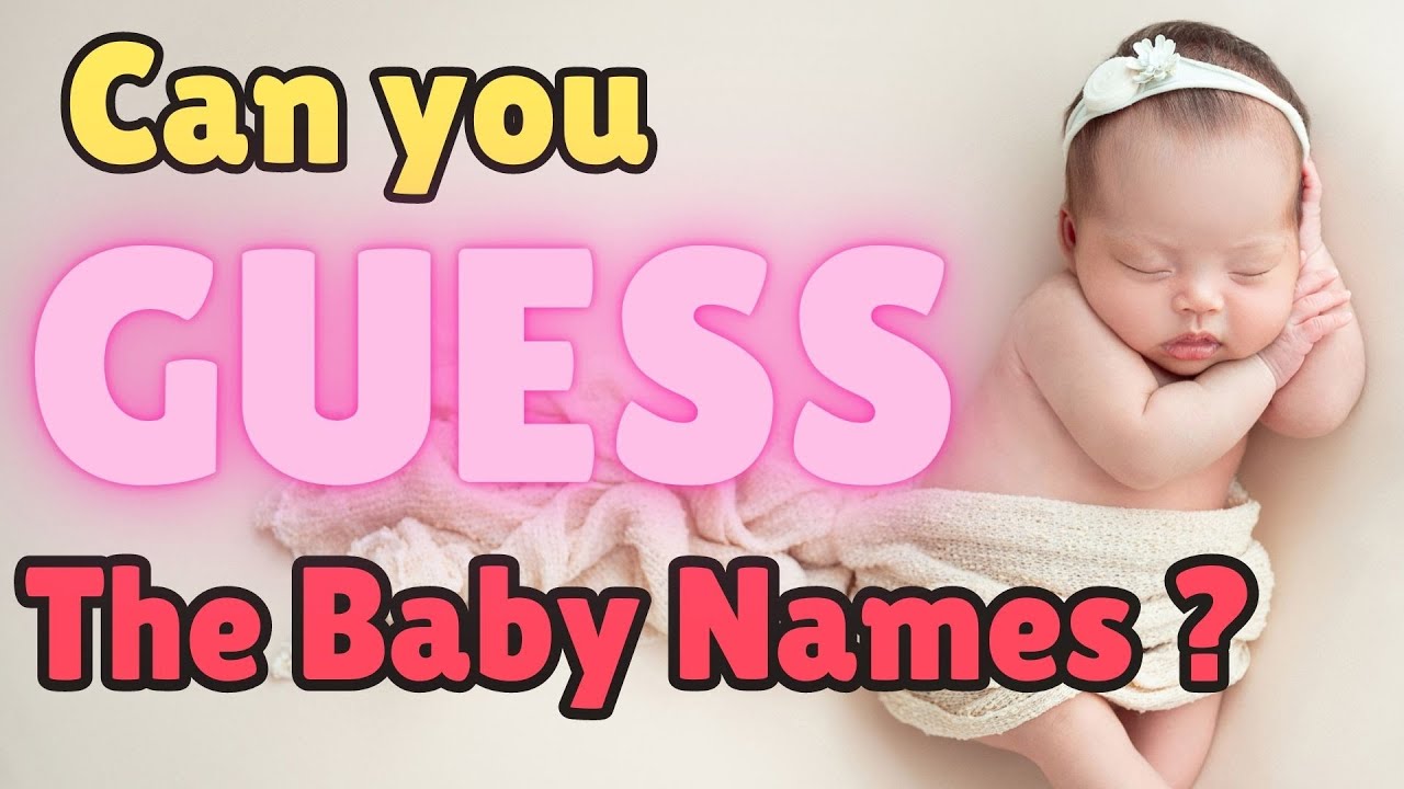 Guess the baby name CHALLENGE👶👶 | Baby names | Riddles | Cuddles Lane # ...